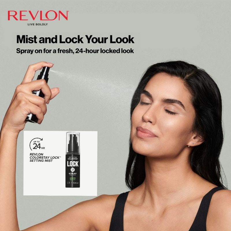 Revlon Colorstay 24 Hr Lock Setting Mist, Keeps Face Makeup from Melti ...