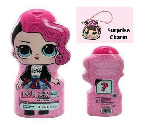 LOL Surprise 3-in-1 Strawberry Scented Shampoo Conditioner & Body Wash ...