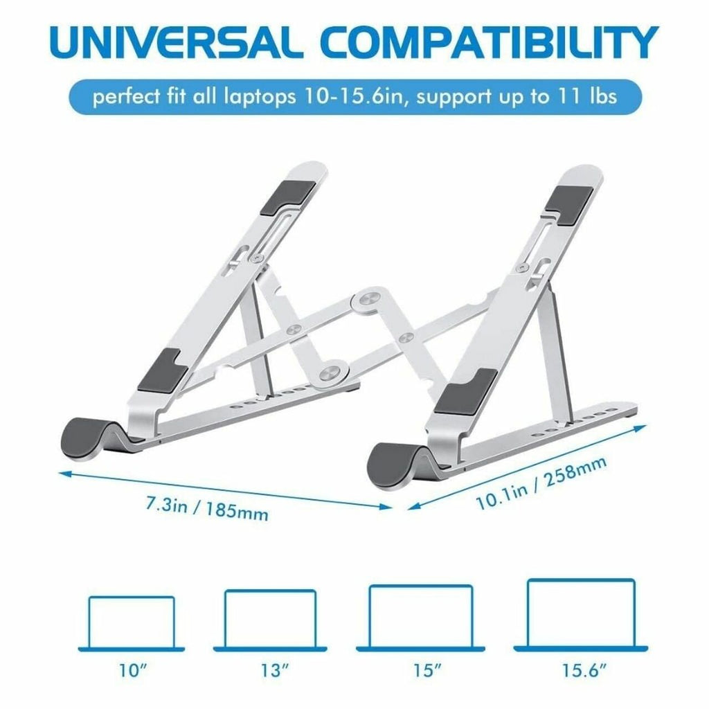 Ergonomic Adjustable Notebook/Laptop Stand, 7 Levels of Height, Easy t ...