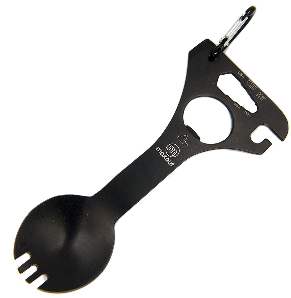 Maxout Eat'N Tool XL - Multi-function Tool with Fork, Spoon, Bottle Op ...