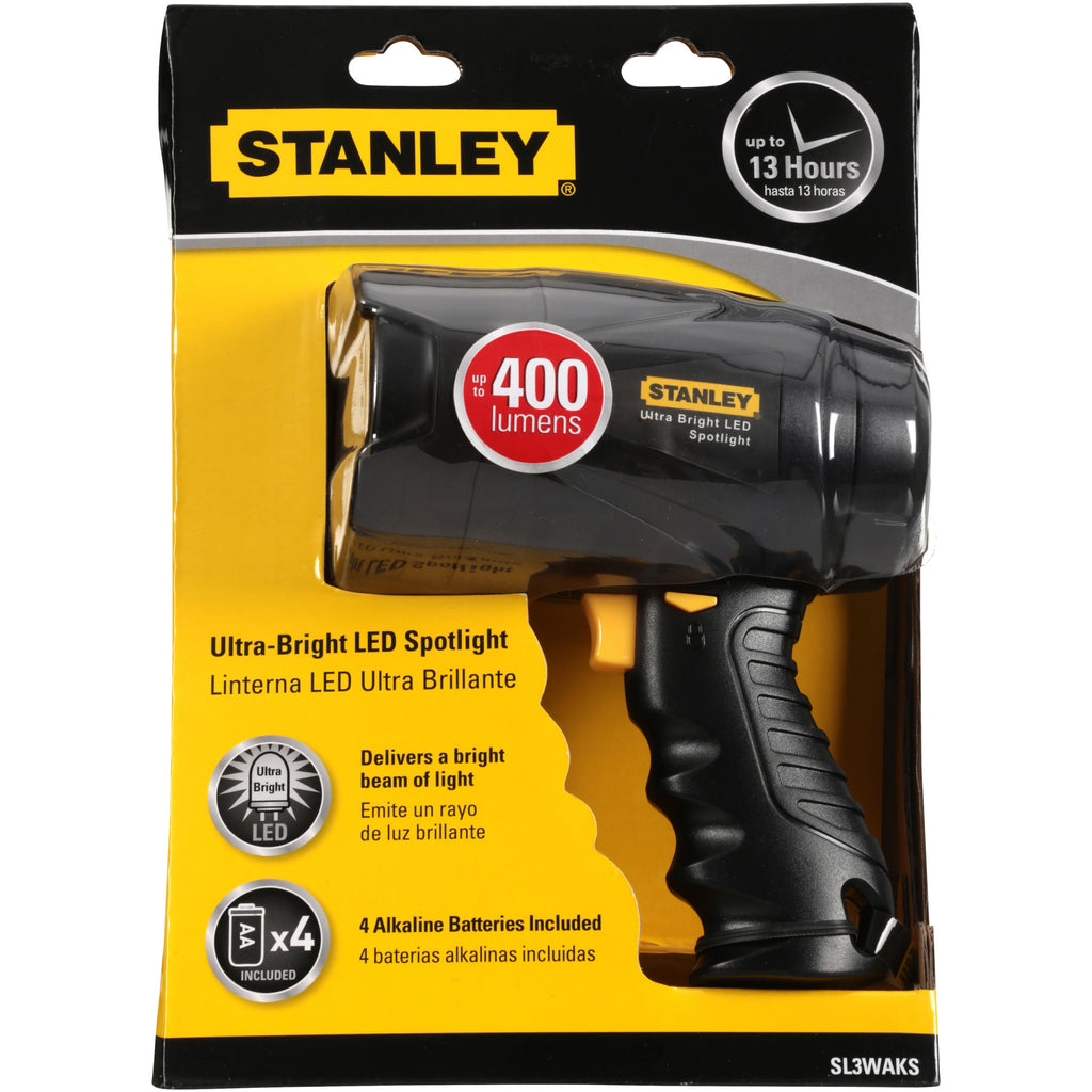 STANLEY 400 Lumen Compact LED Alkaline Spotlight (SL3WAKS) – DealJock